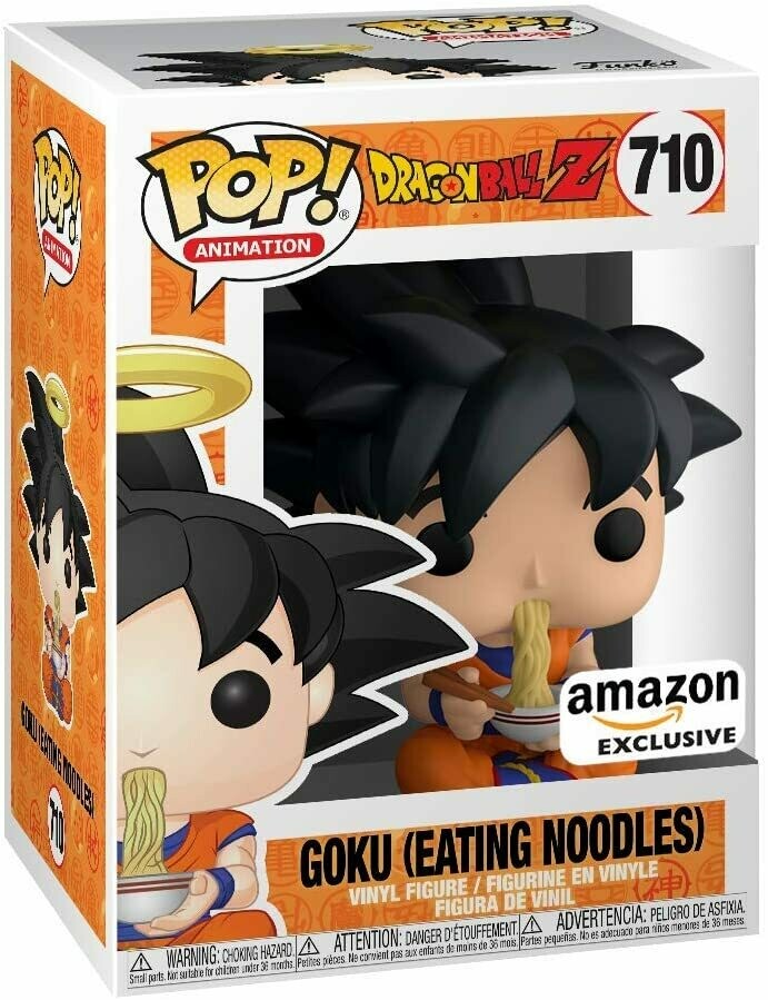 Funko Pop Goku (Eating Noodles) #710 exclusivo de Amazon.