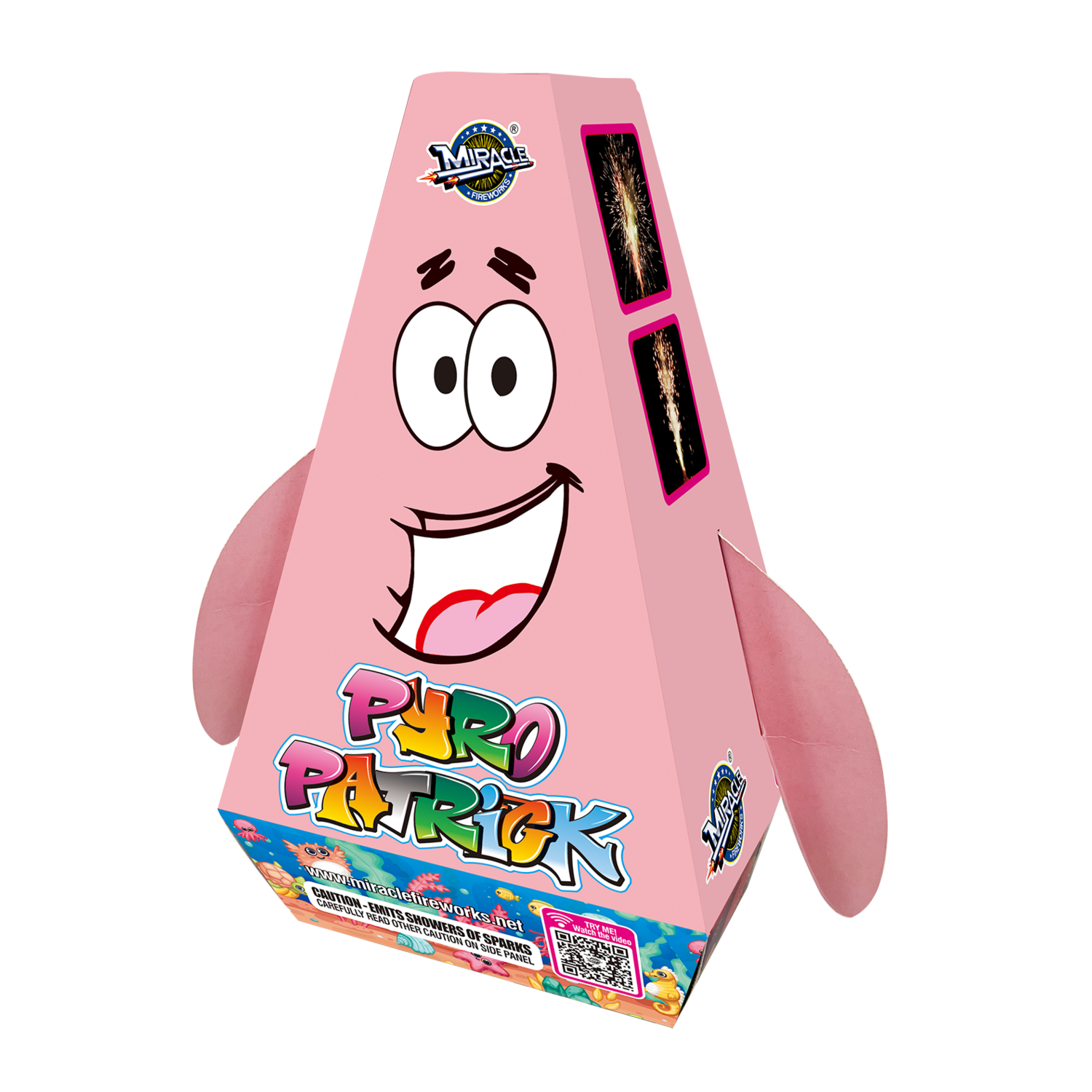 MIRACLE FIREWORKS' PYRO PATRICK FOUNTAIN