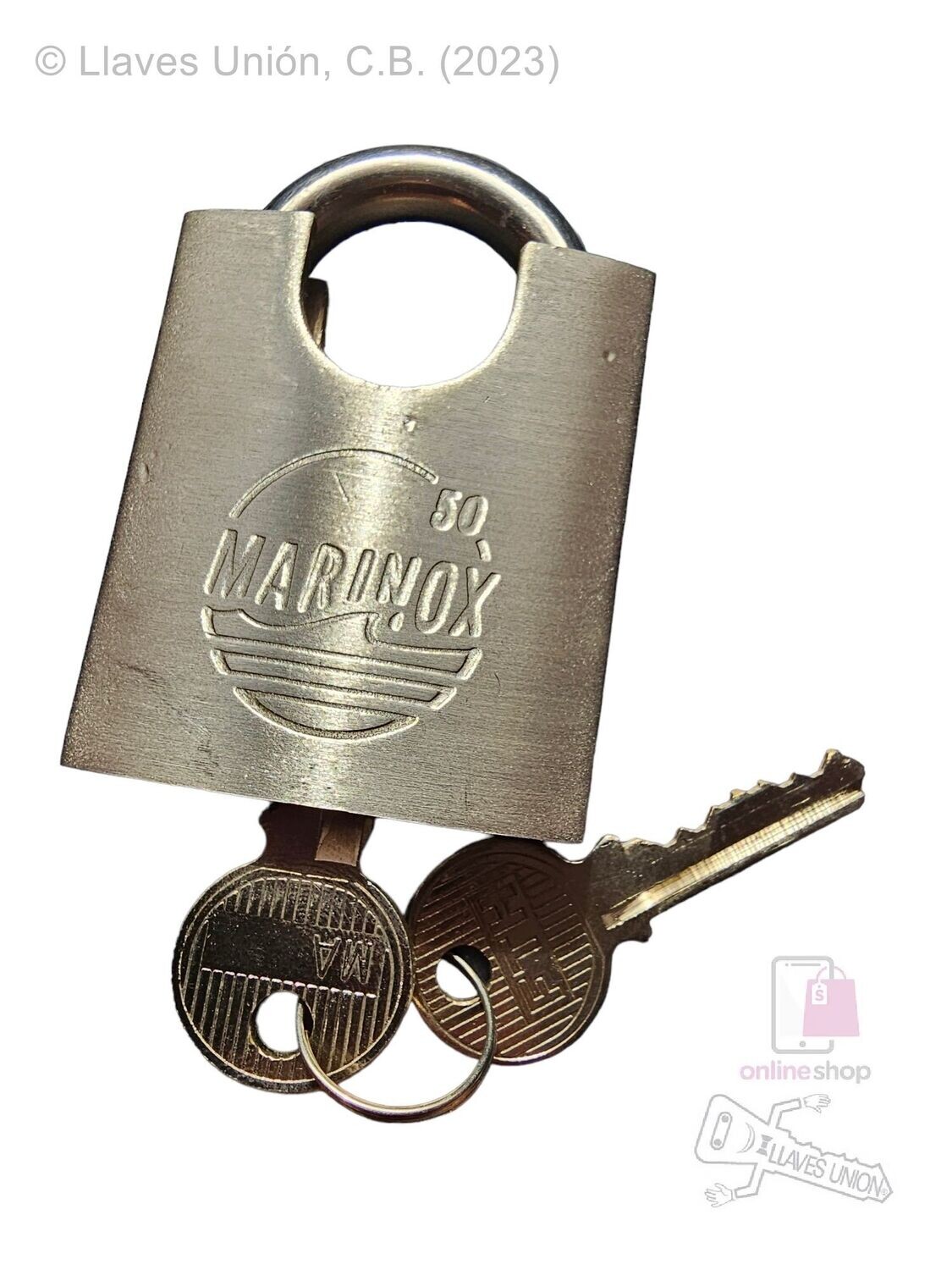 Candado FTH MARINOX 50 mm. Inox. Arco Reforzado