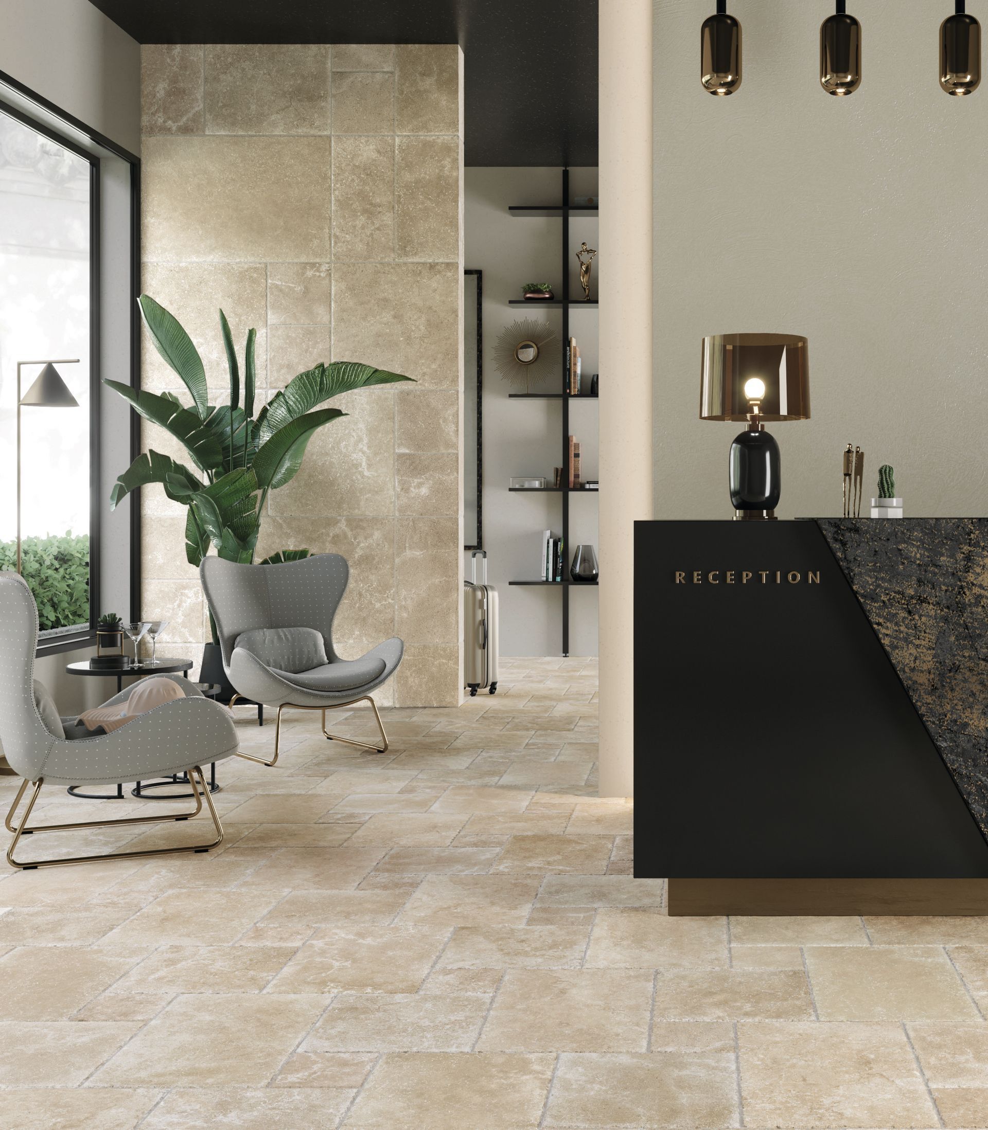 Archi-tile Napoli Multi Limestone Effect