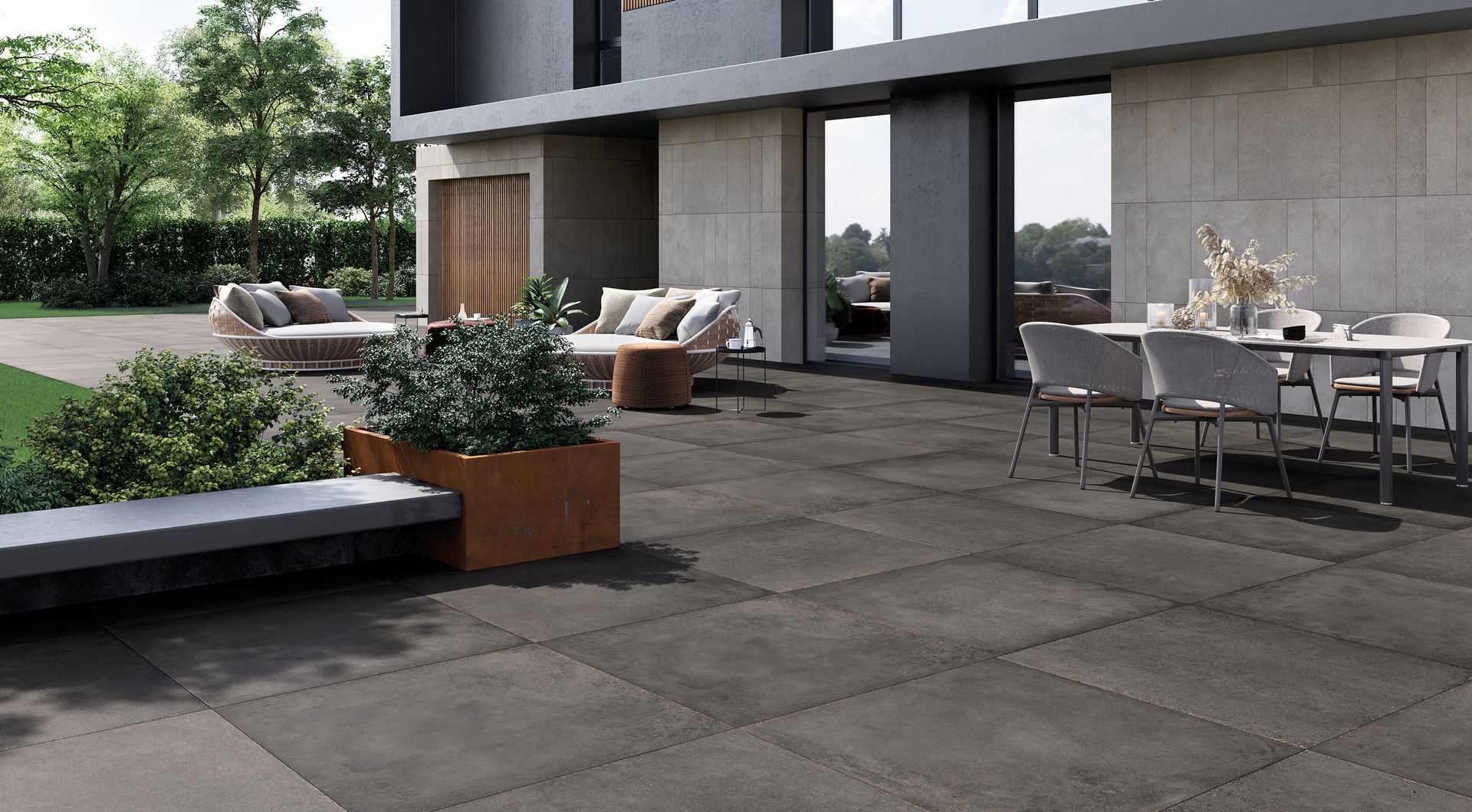 Archi-tile Concrete Effect Tiles: Milano