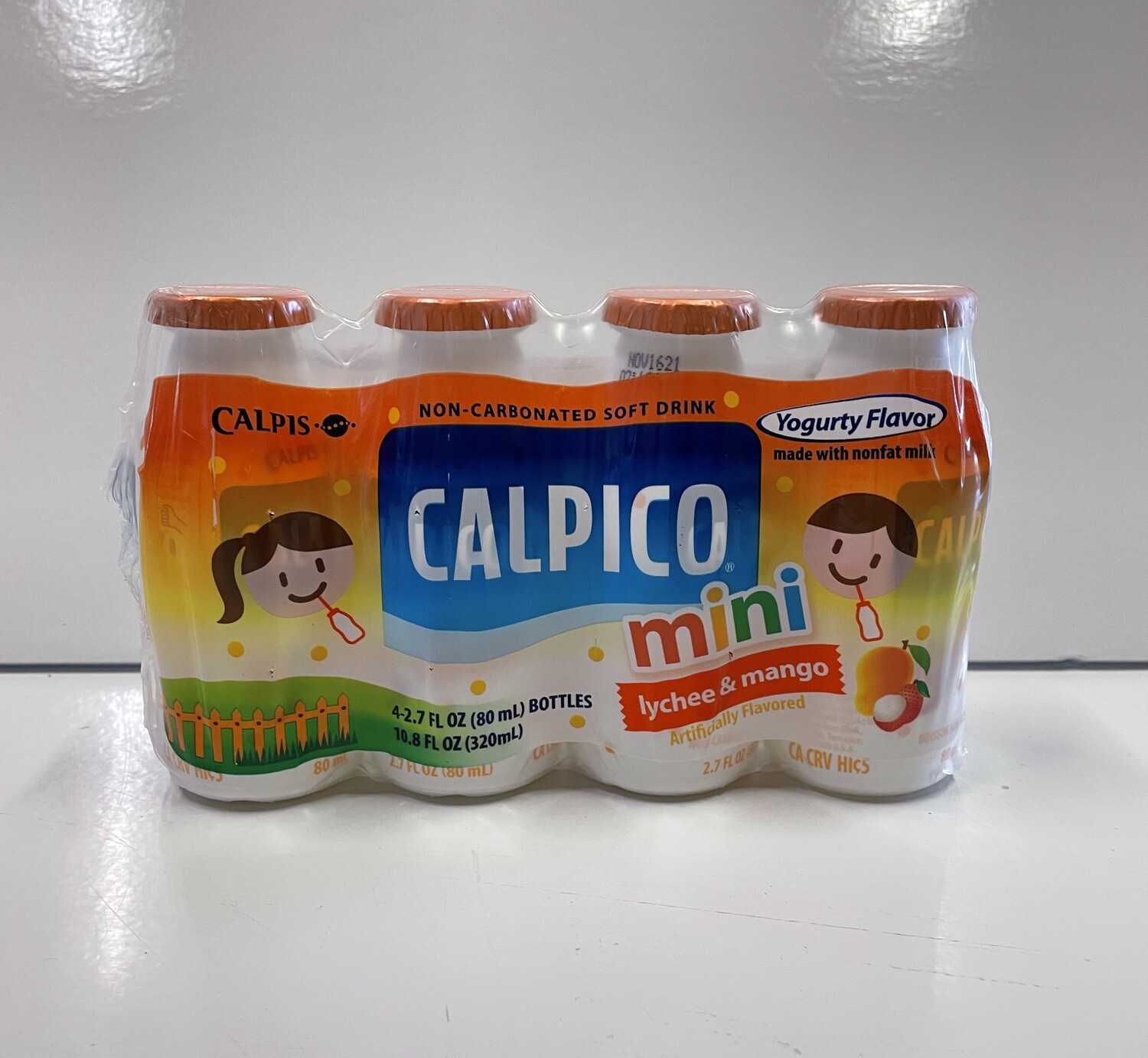 Calpico Mini Lychee Mango 80ml x4