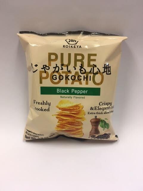 Koikeya Jagaimo Pure Potato Black Pepper 54g
