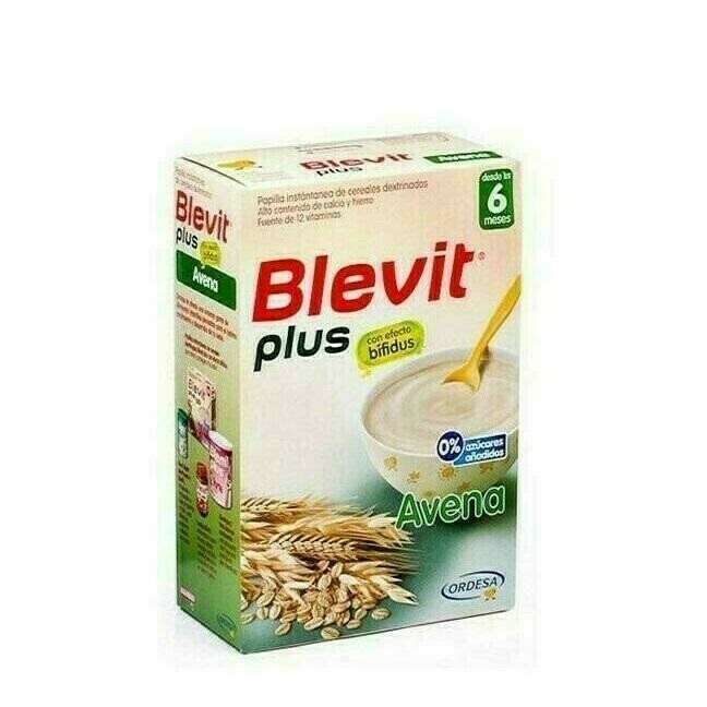 BLEVIT PLUS AVENA 6 MESES 300 G 12 U