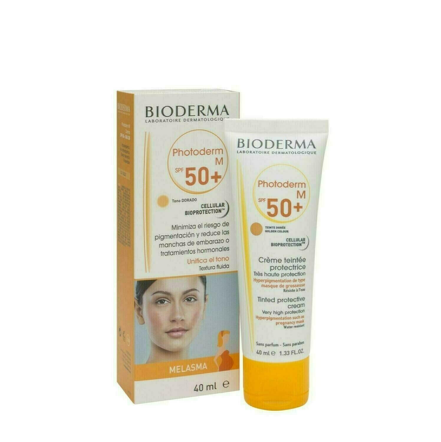PHOTODERM M SPF 50 CREMA COLOR BIODERMA DORADO 40 ML