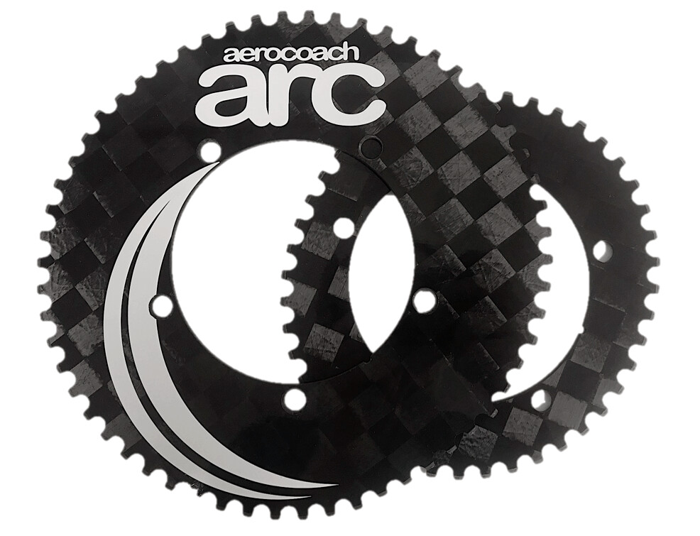 AeroCoach ARC DUAL TT carbon chainrings