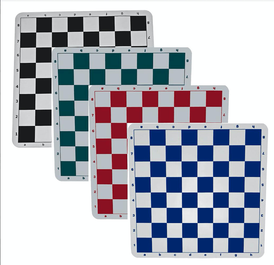 Complete Chess Set - Roll up Board, Pieces & Bags
