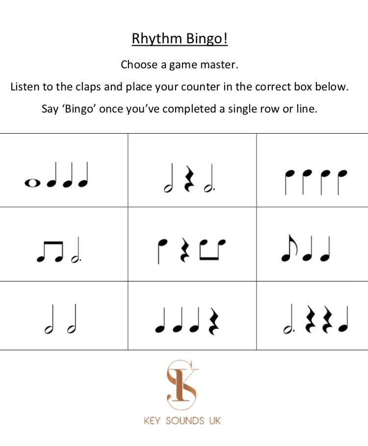 Rhythm Bingo