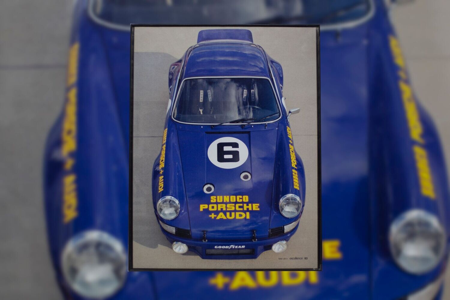 1973 Porsche 911 RSR - Sunoco | Type Schrift