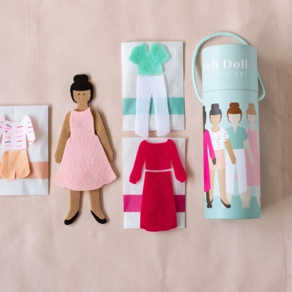 Felt Doll Starter Girl Caramel
