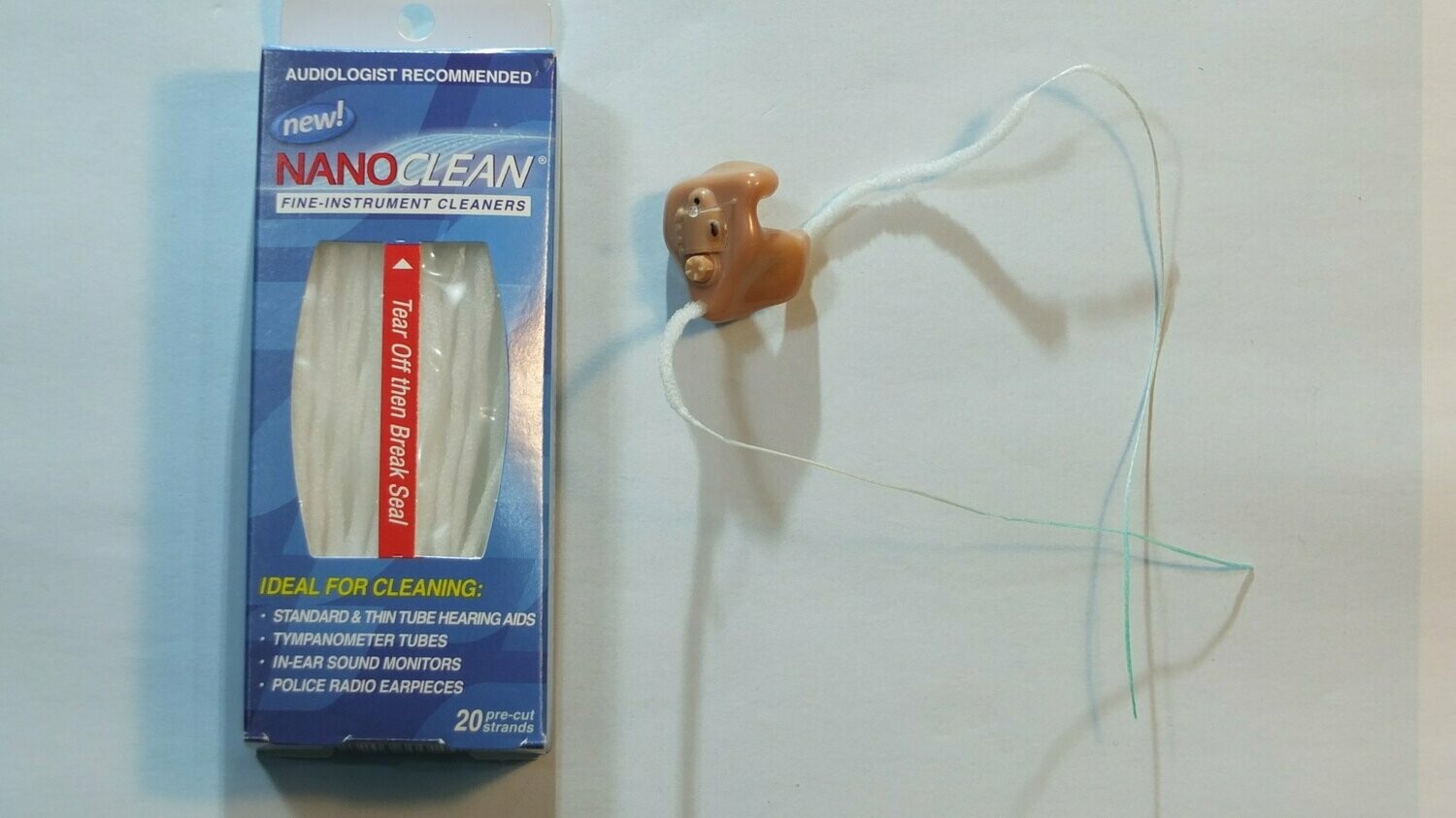 By Nano Cleaners | Hearing Aid Floss for Cleaning