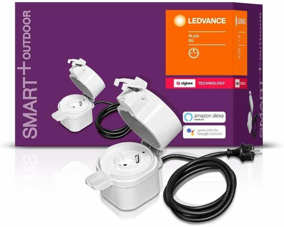 LEDVANCE Smart+ Outdoor Plug, ZigBee schaltbare Steckdose, für die ...