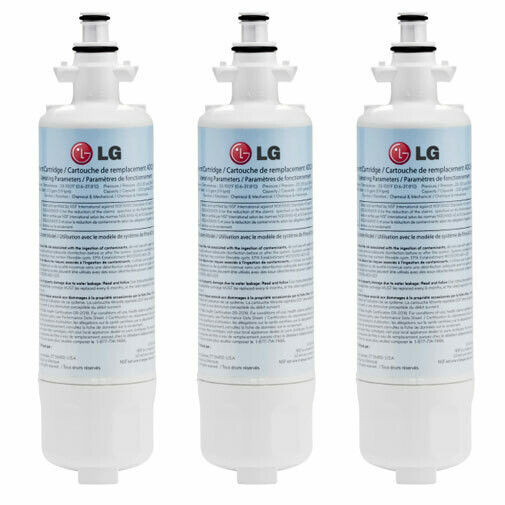 Paquete de 3 Filtros de agua LG Lt700p, ADQ36006101
