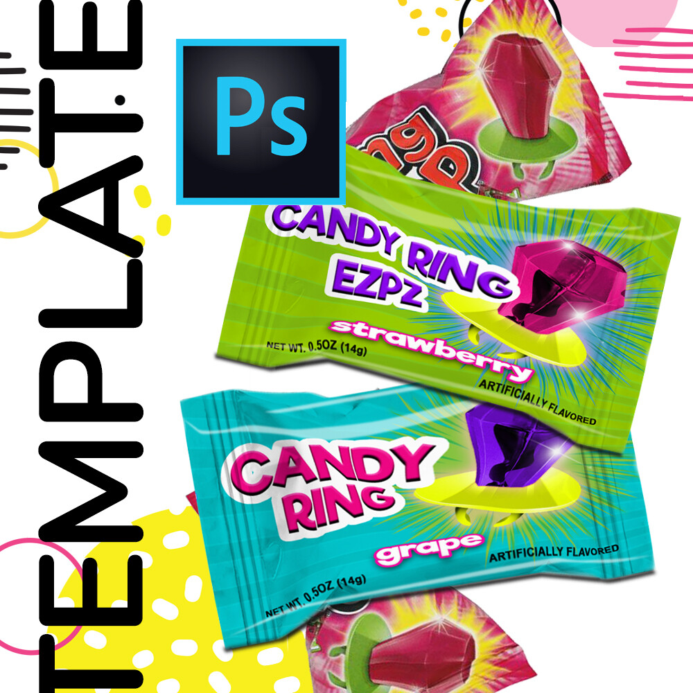 PSD • Candy Ring Template