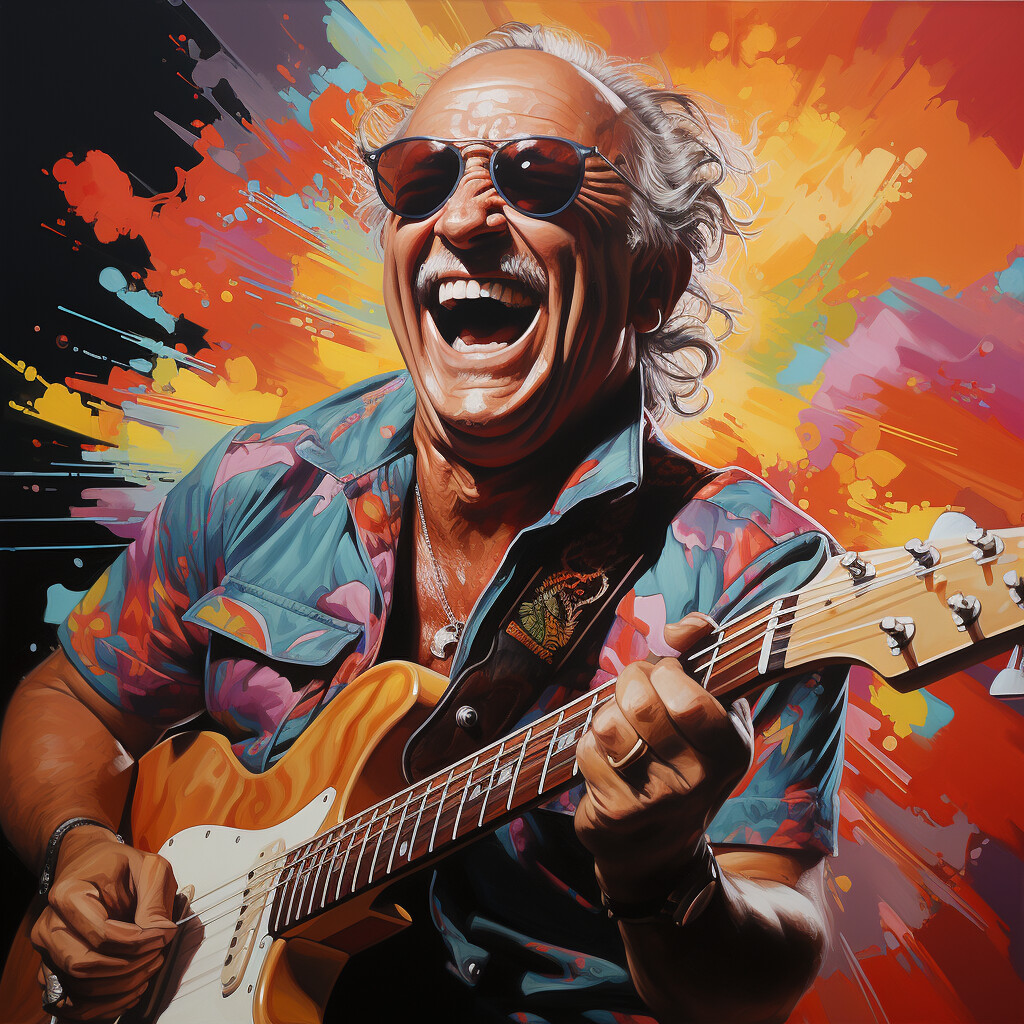 Eternal Melody A tribute to Jimmy Buffett original art