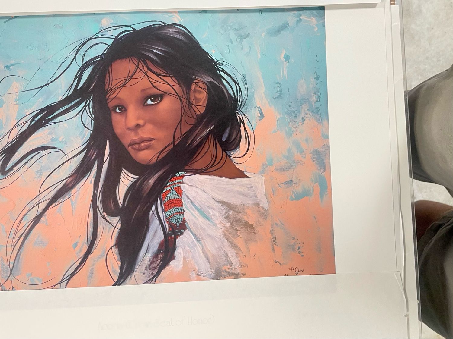 Limited Edition Penni Anne Cross Lithograph Acoria Crow Seat of Honor ...