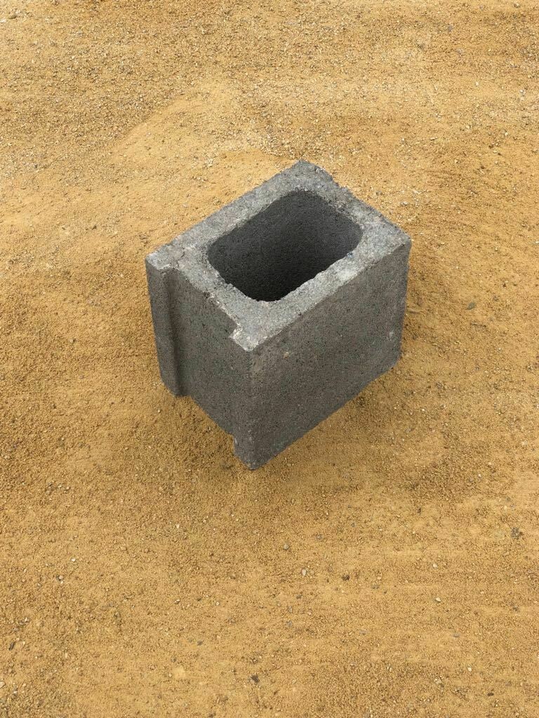 bloque para construccion, bloque liso medios bl-14M