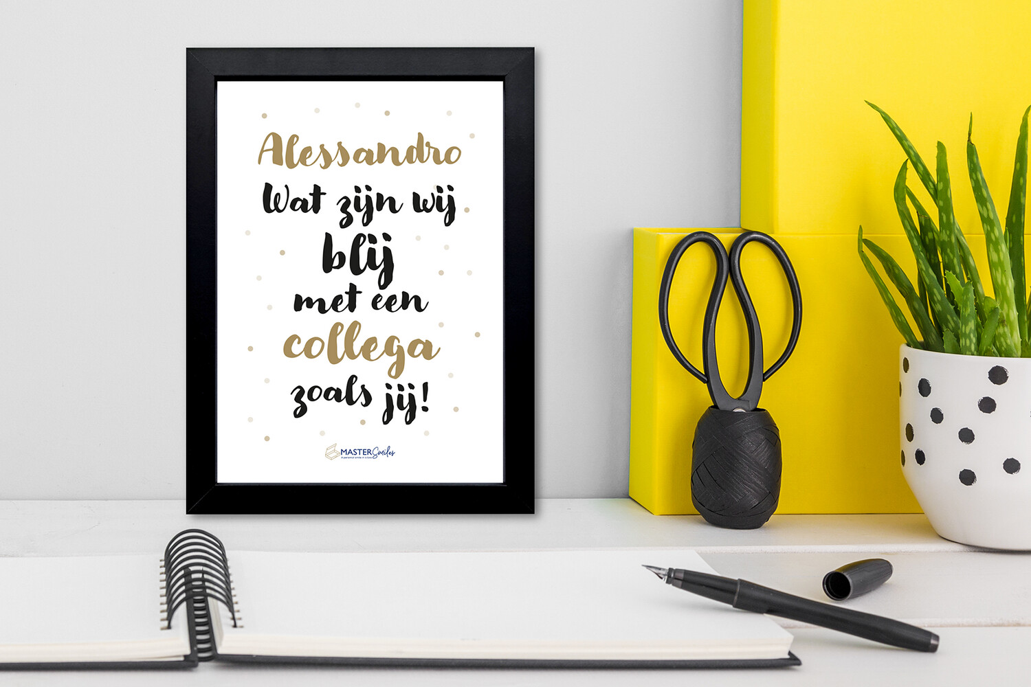 Compliment poster "Wat zijn wij blij met een collega zoals jij"