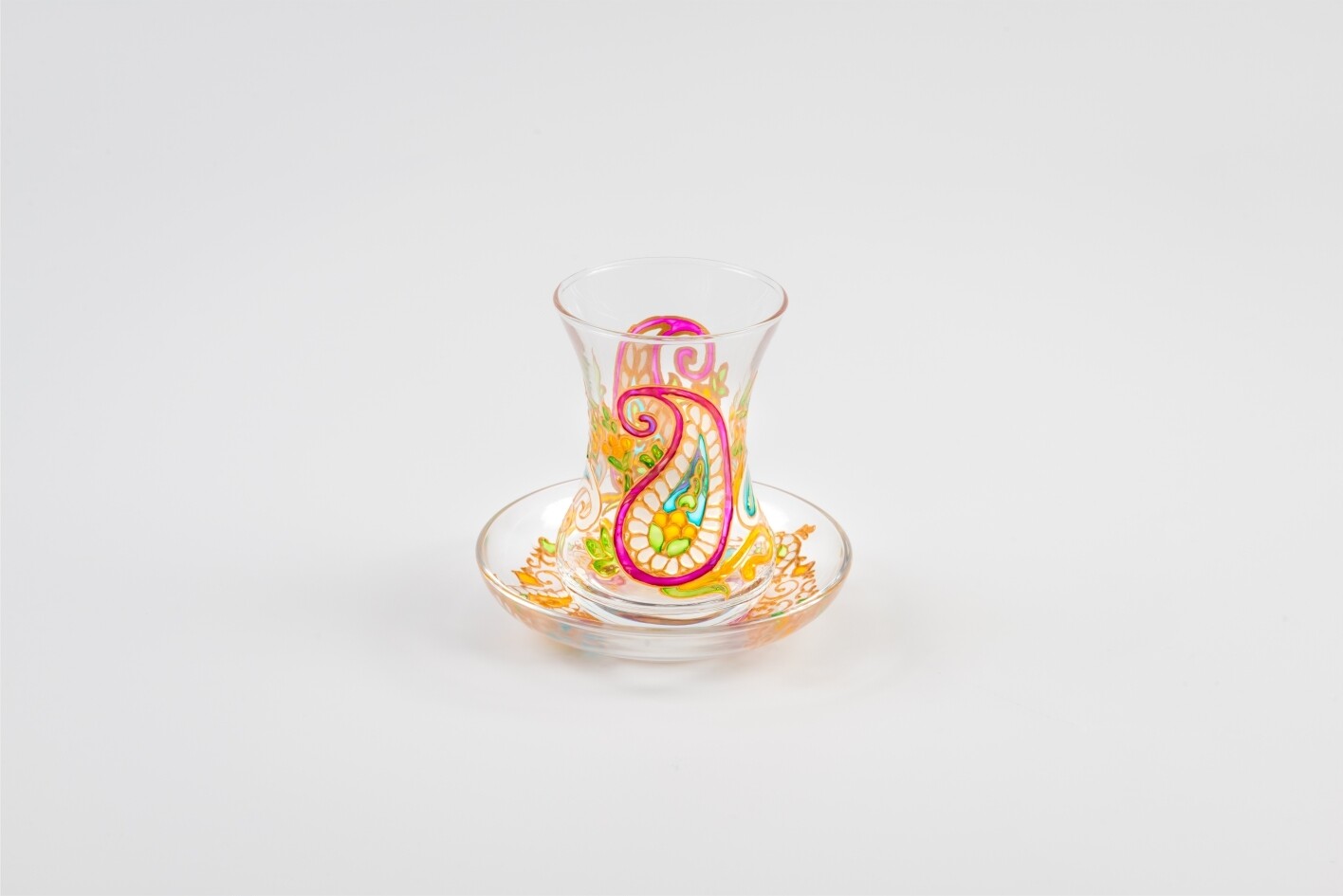 Hand Painted Traditional Armudu: Best Gift from Azerbaijan