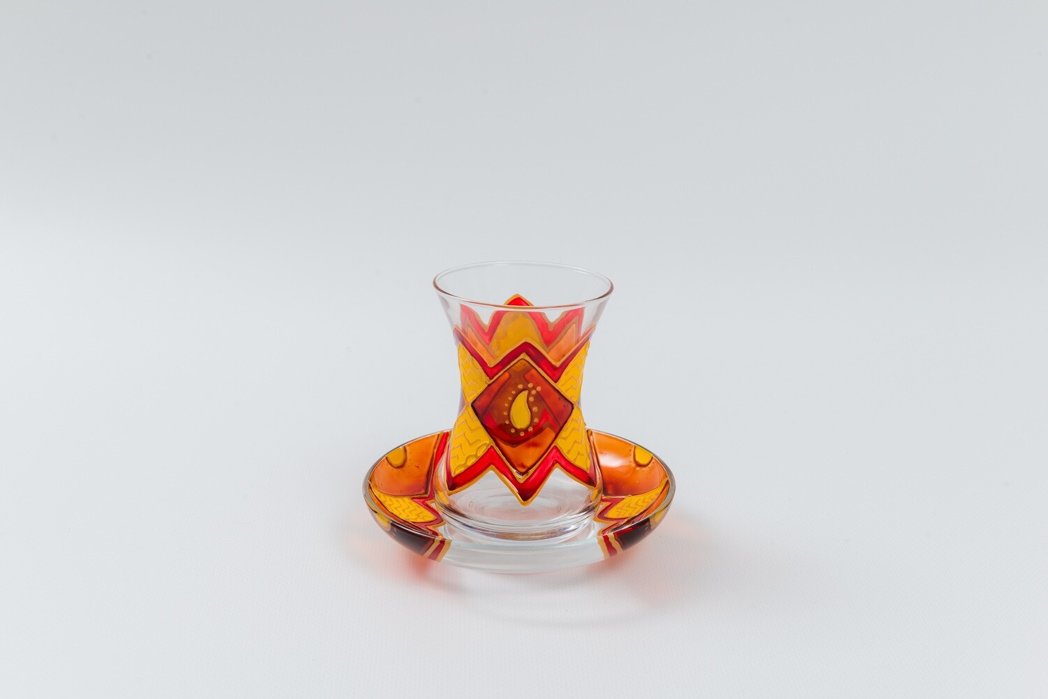 Hand Decorated Traditional Armudu Glass