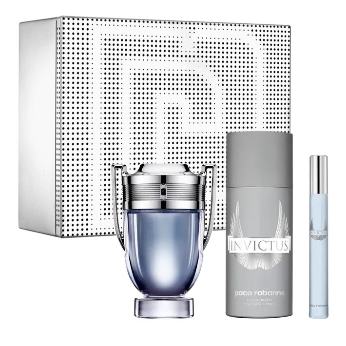 PACO RABANNE INVICTUS SET (EDT 50ML + DEO 150ML + EDT 10ML) FOR MEN