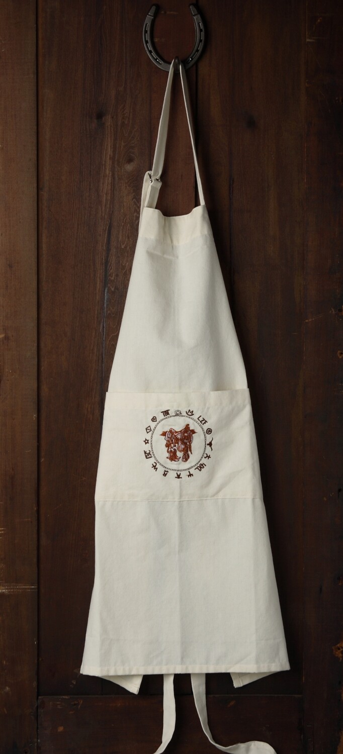Apron, boots & saddle