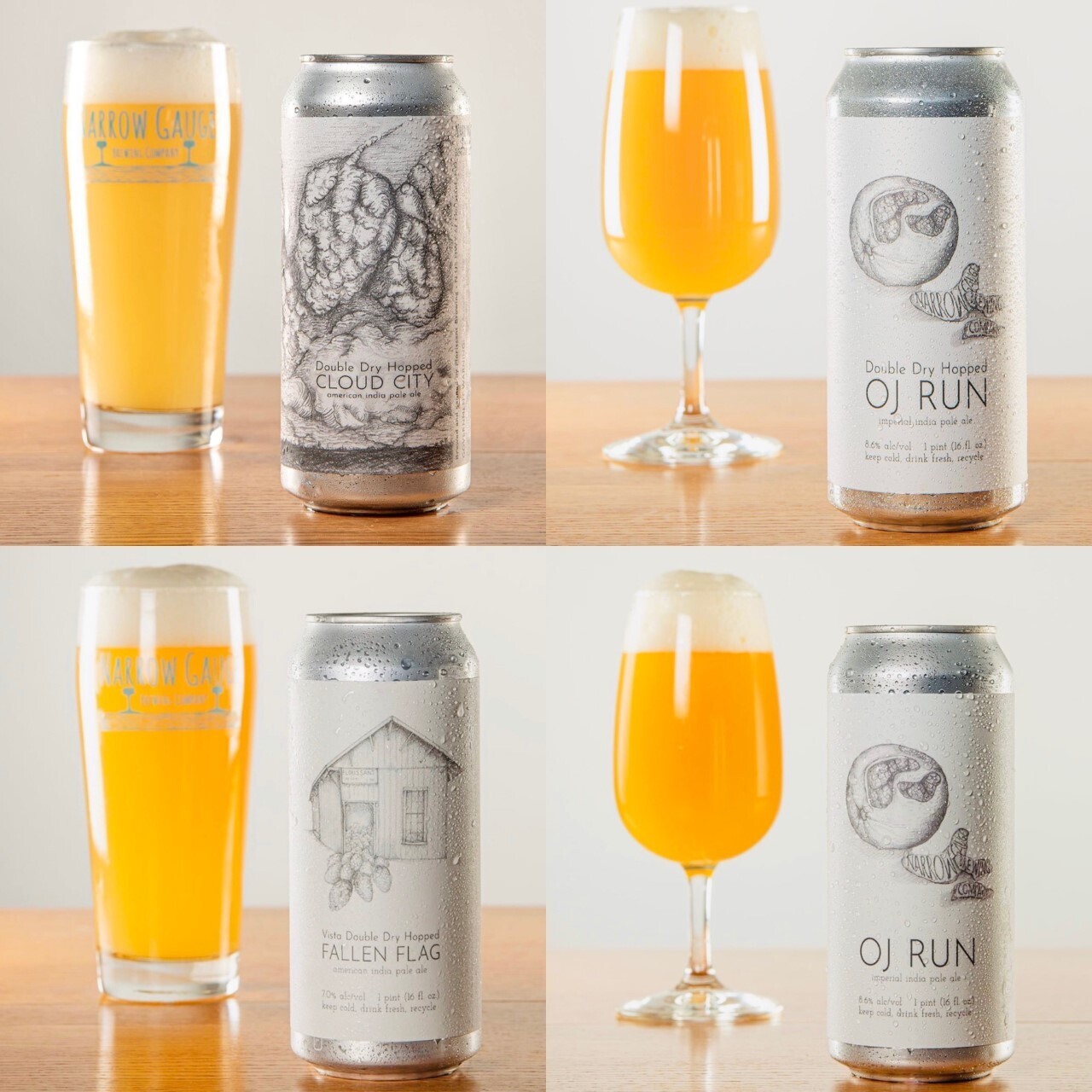 Narrow Gauge Brewing Quad Pack