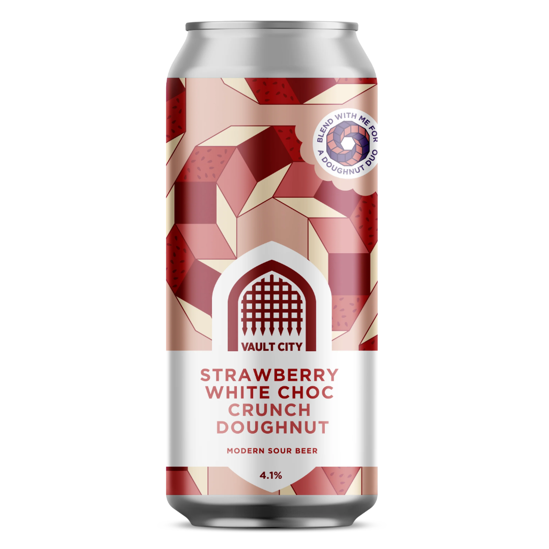 Vault City Strawberry White Choc Crunch Doughnut Sour