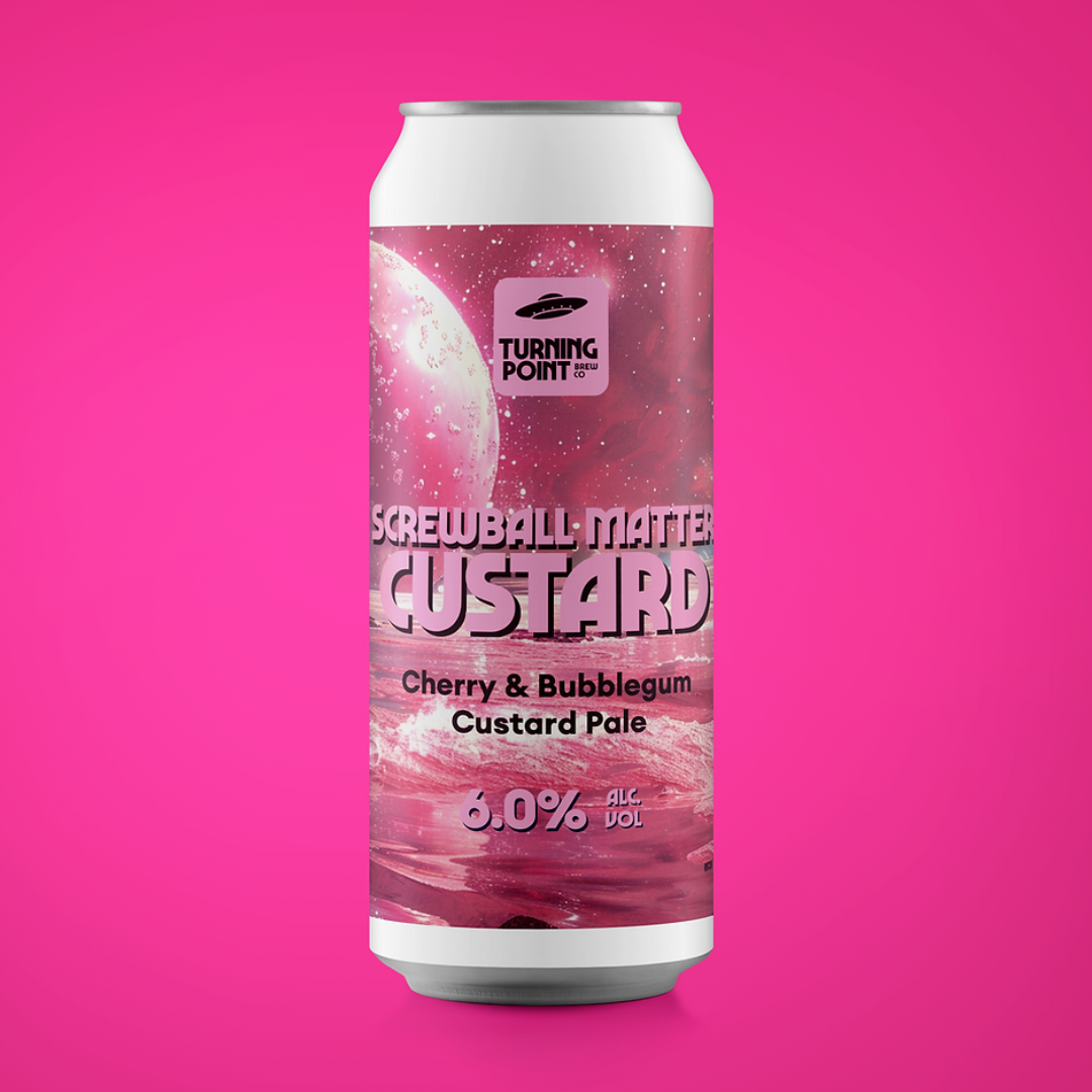 Turning Point Screwball Matter Custard Cherry & Bubblegum Custard Pale Ale