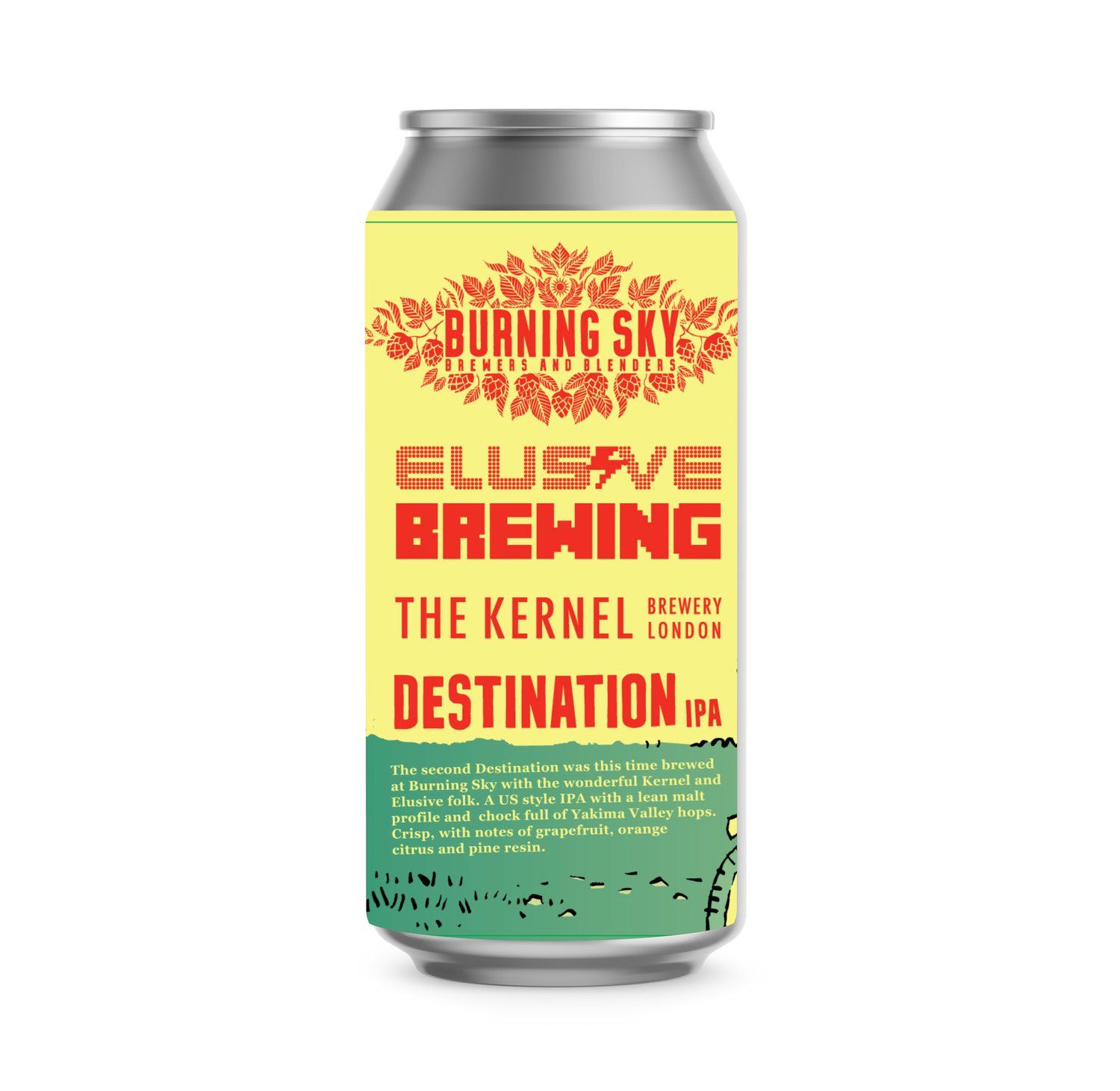 Burning Sky x Kernel x Elusive Destination IPA