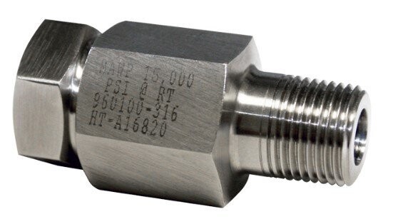 Parker Autoclave Engineers Male / Female Adapter Low Pressure 15,000 ...
