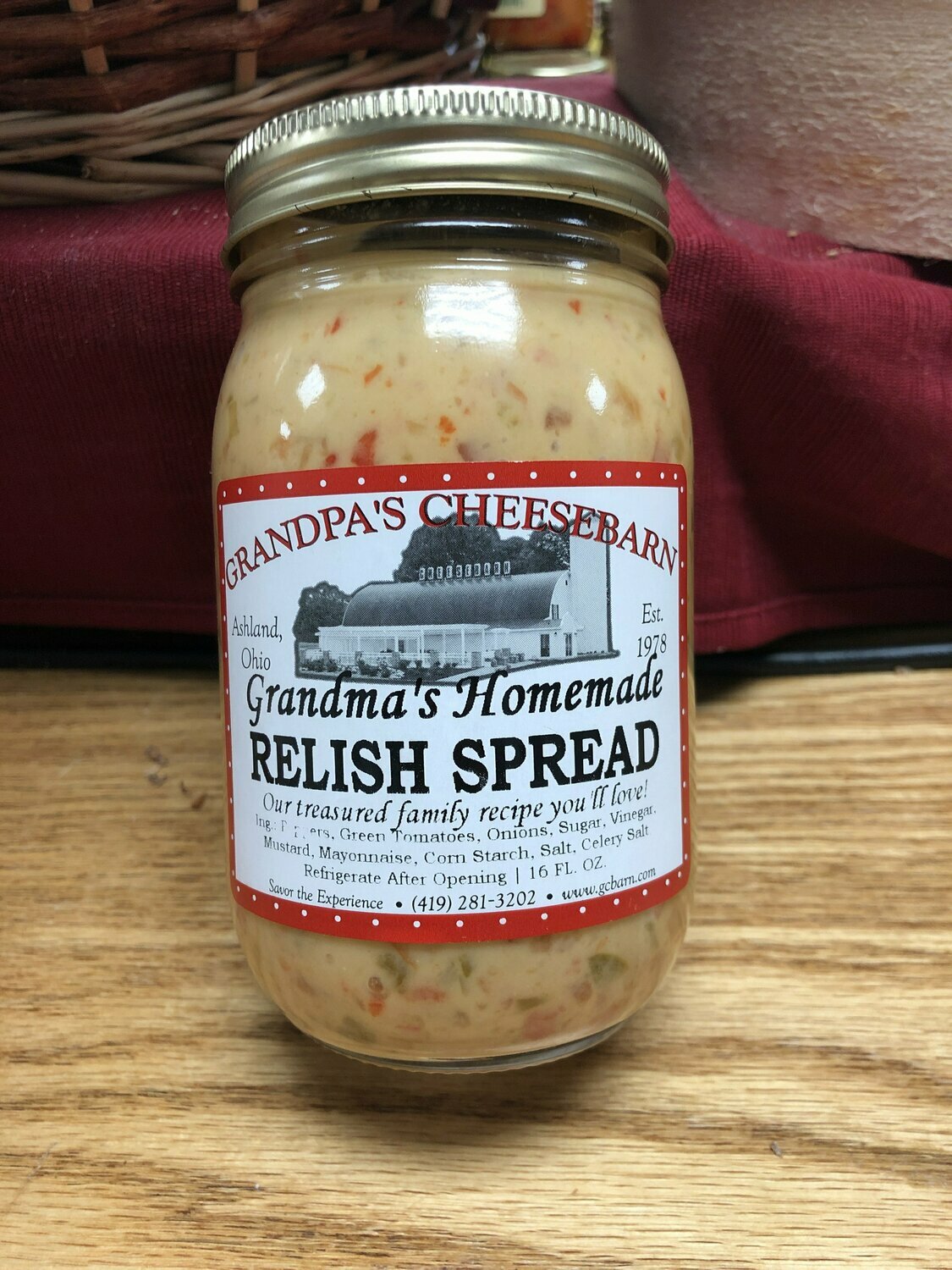 Grandma's Homemade Relish Spread