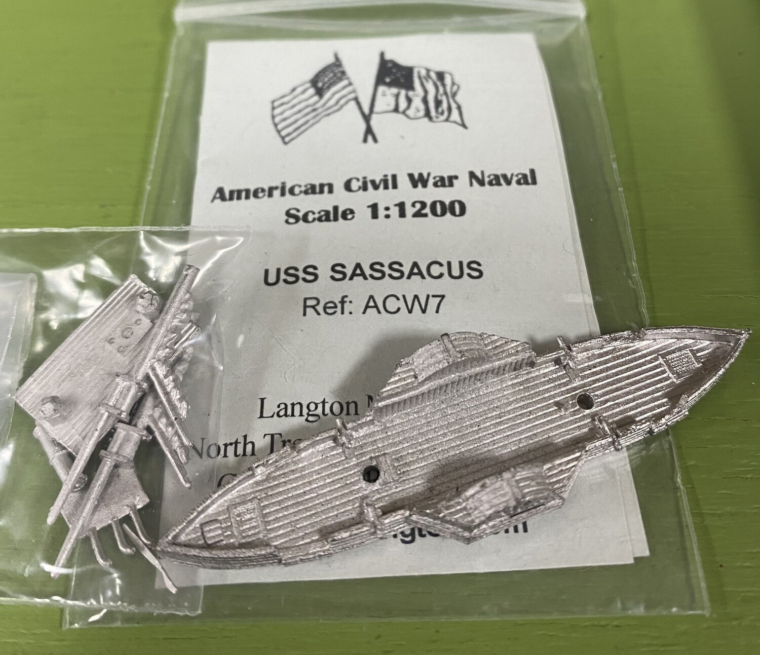 ACW7 USS Sassacus sidewheel steamer