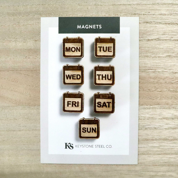 Days of Week Magnets