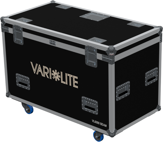 VARILITE FLIGHT-CASE 2 x VL6000 AMPTOWN CASES