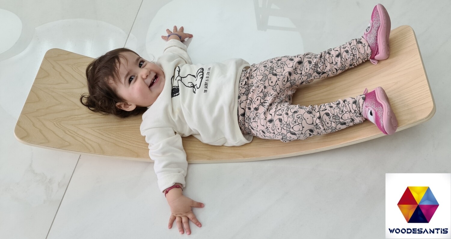 Balance Board | Dondolo Montessori | Montessori Wooden Board | Rocking ...