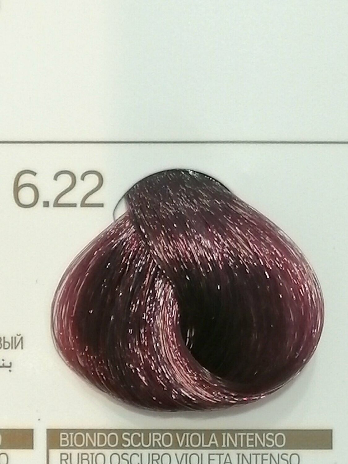 COLOR LUX RUBIO OSCURO VIOLETA INTENSO 6.22