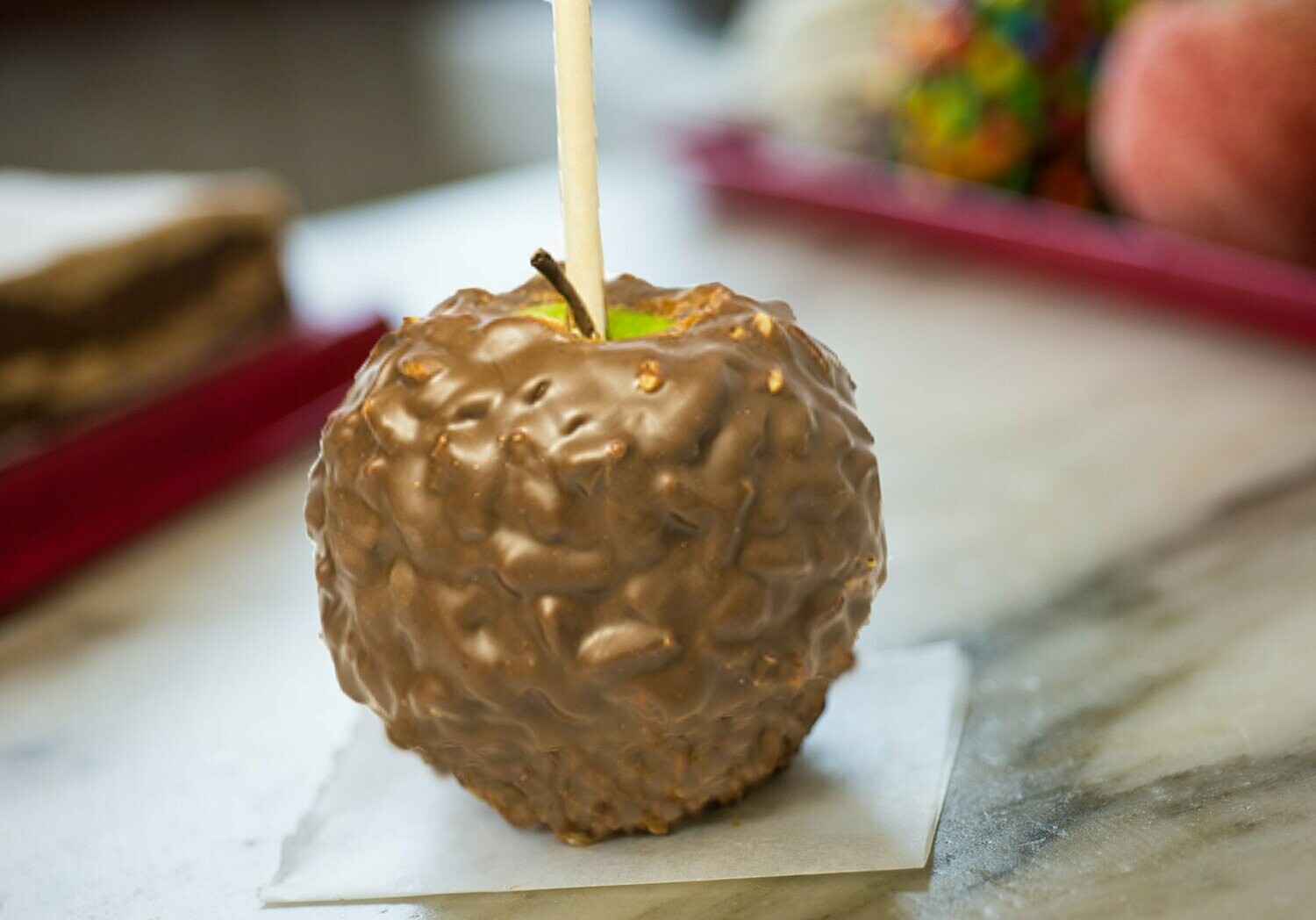 Turtle Caramel Apple