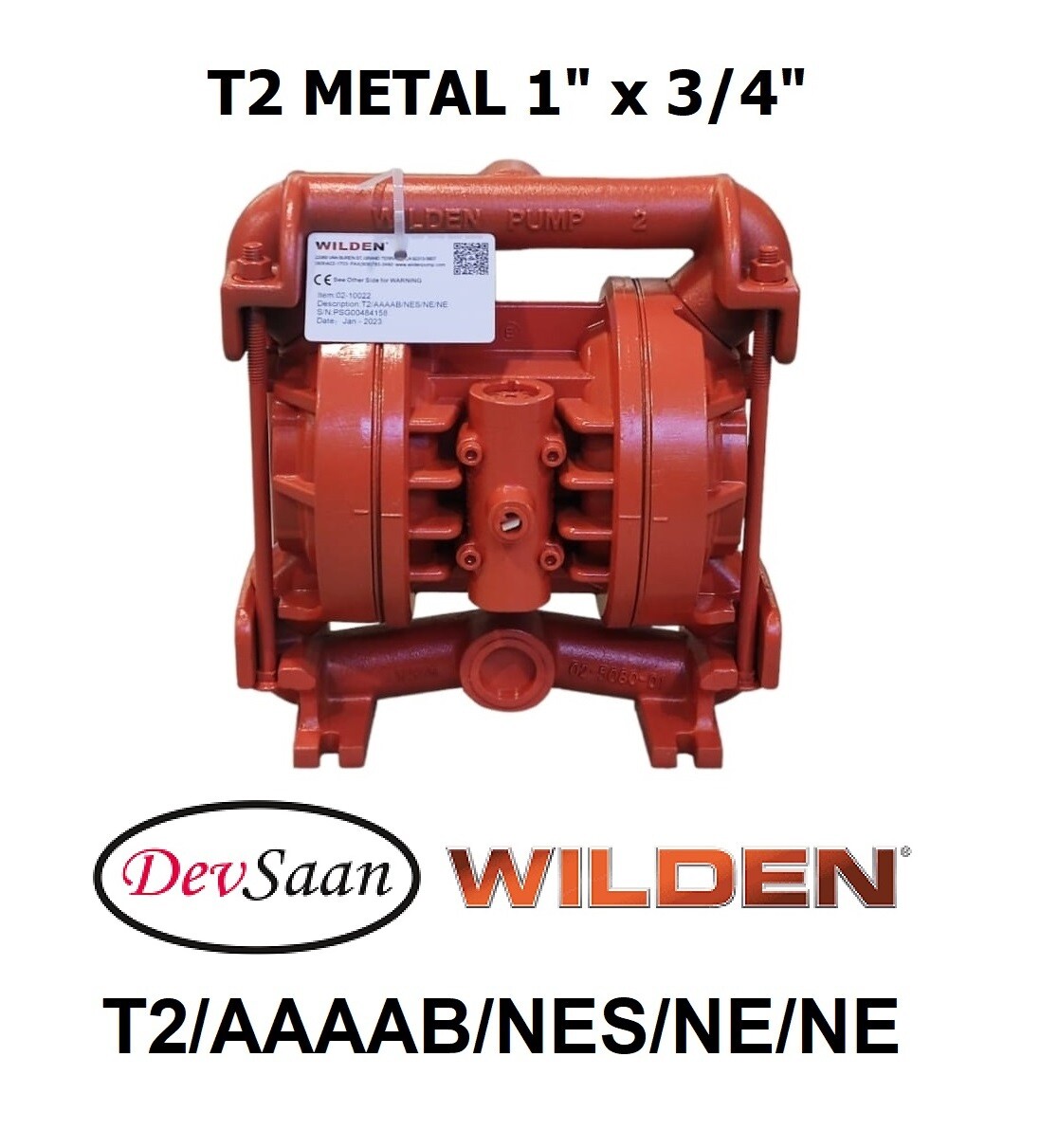 Diaphragm Pump T2 ALN Pompa Diafragma Wilden 1"