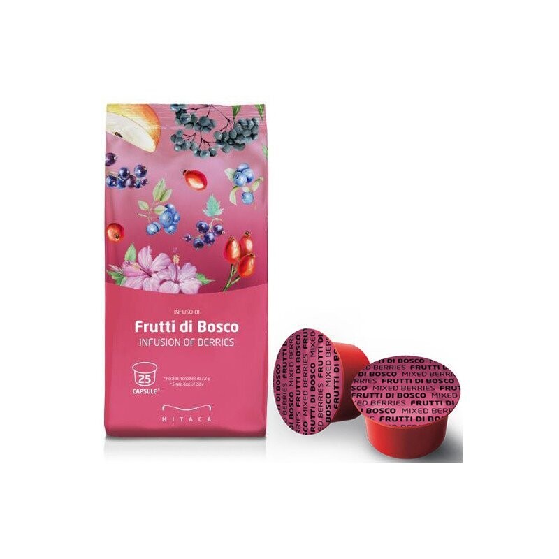 Cápsula de Té Frutos Rojos MPS Mitaca Pack 4X25=100 cápsulas.