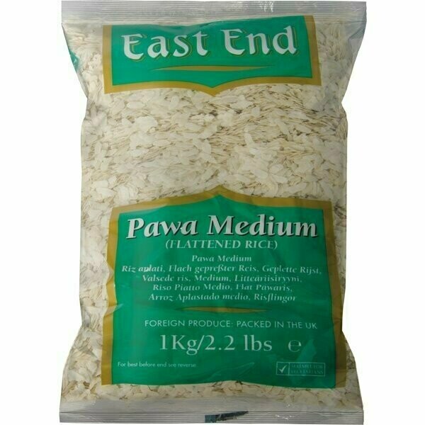 East End Pawa Medium / Poha / Powa (Flattened Rice) 1Kg