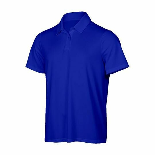 Camiseta Polo Deportiva Hombre Azul Rey