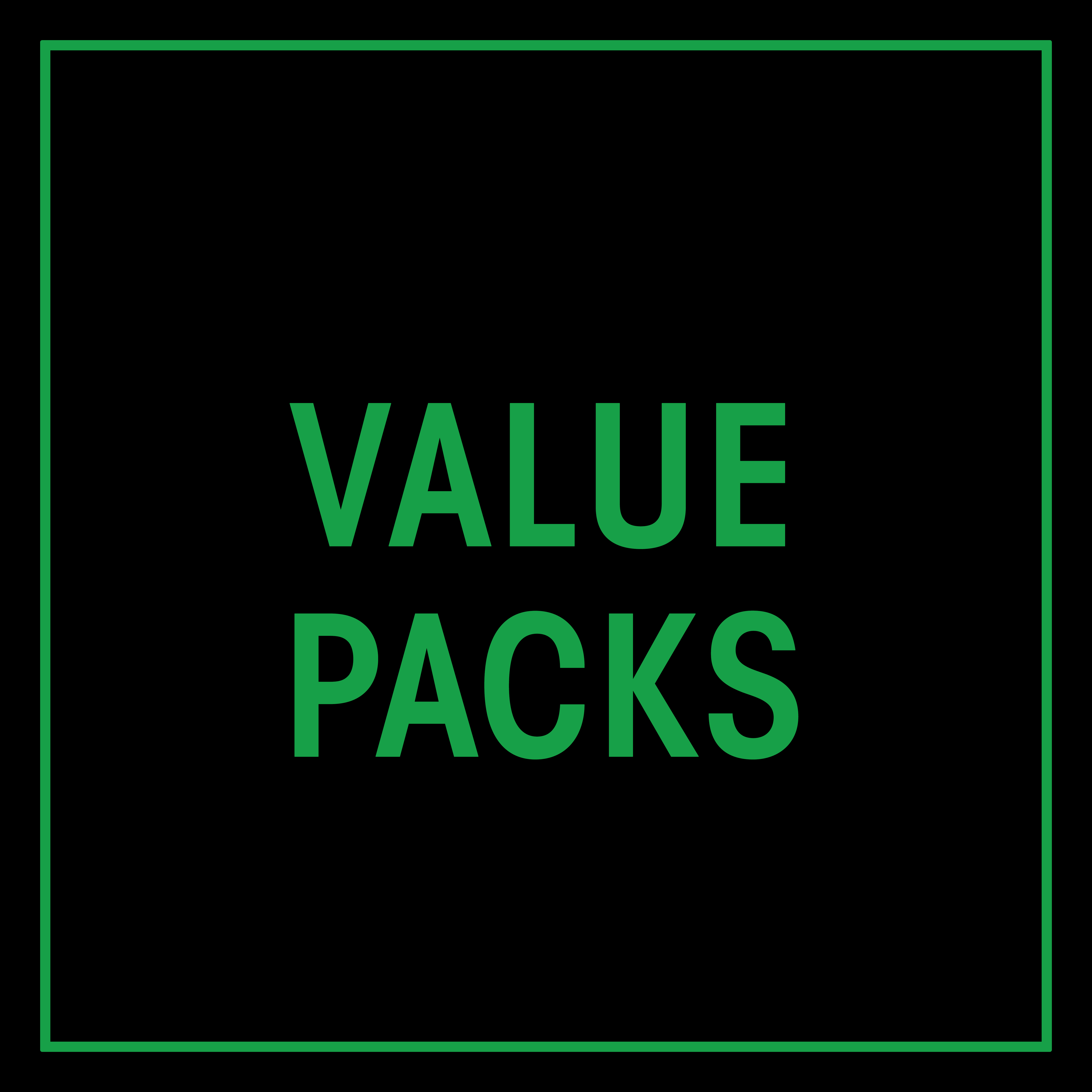 VALUE PACKS