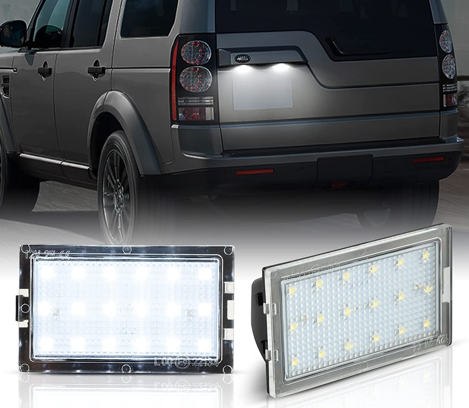 Land Rover/Range Rover LED Number Plate Lights - LR3 LR4 L320