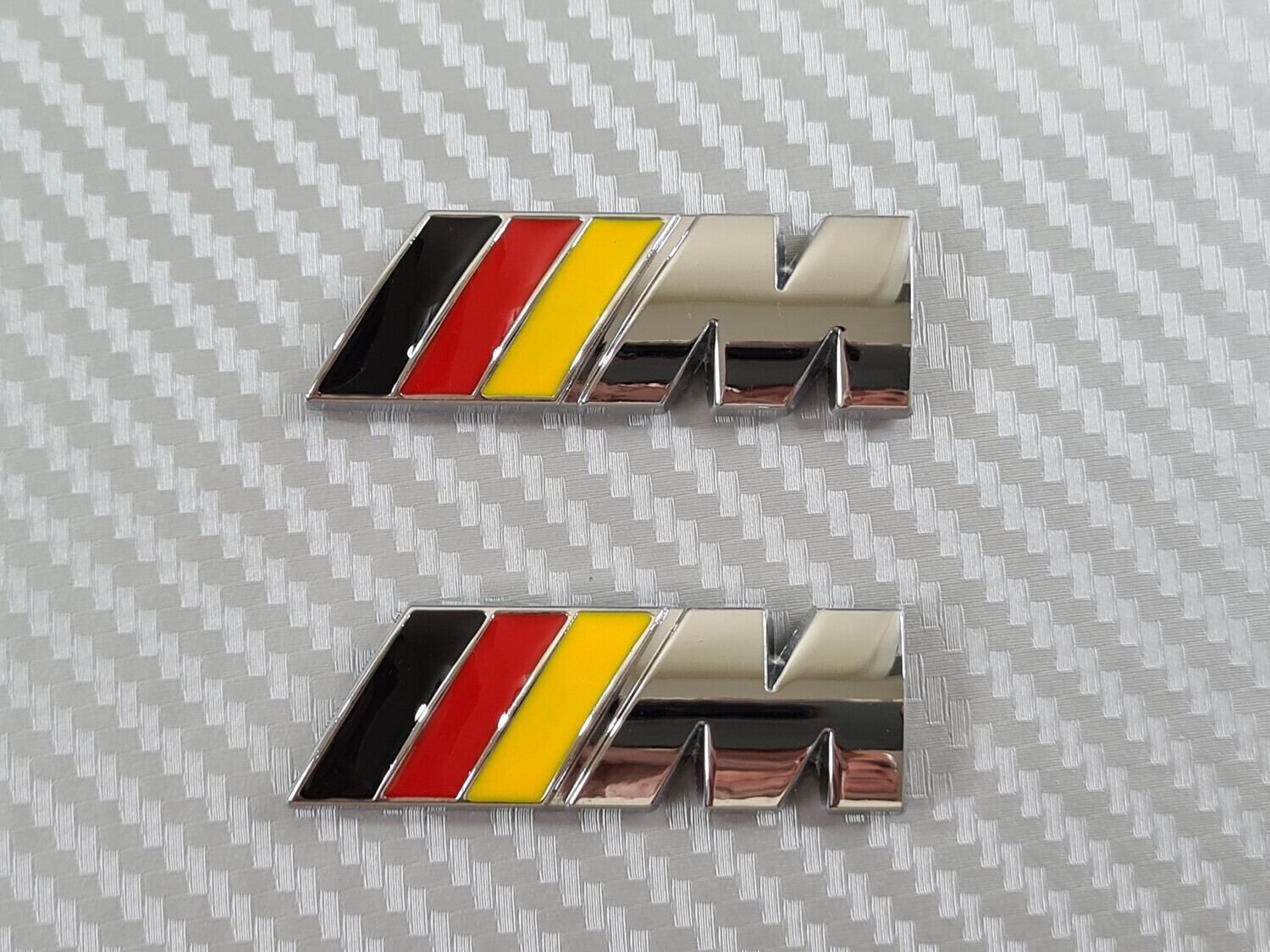 BMW M Sport Wing Badges - Matte Black