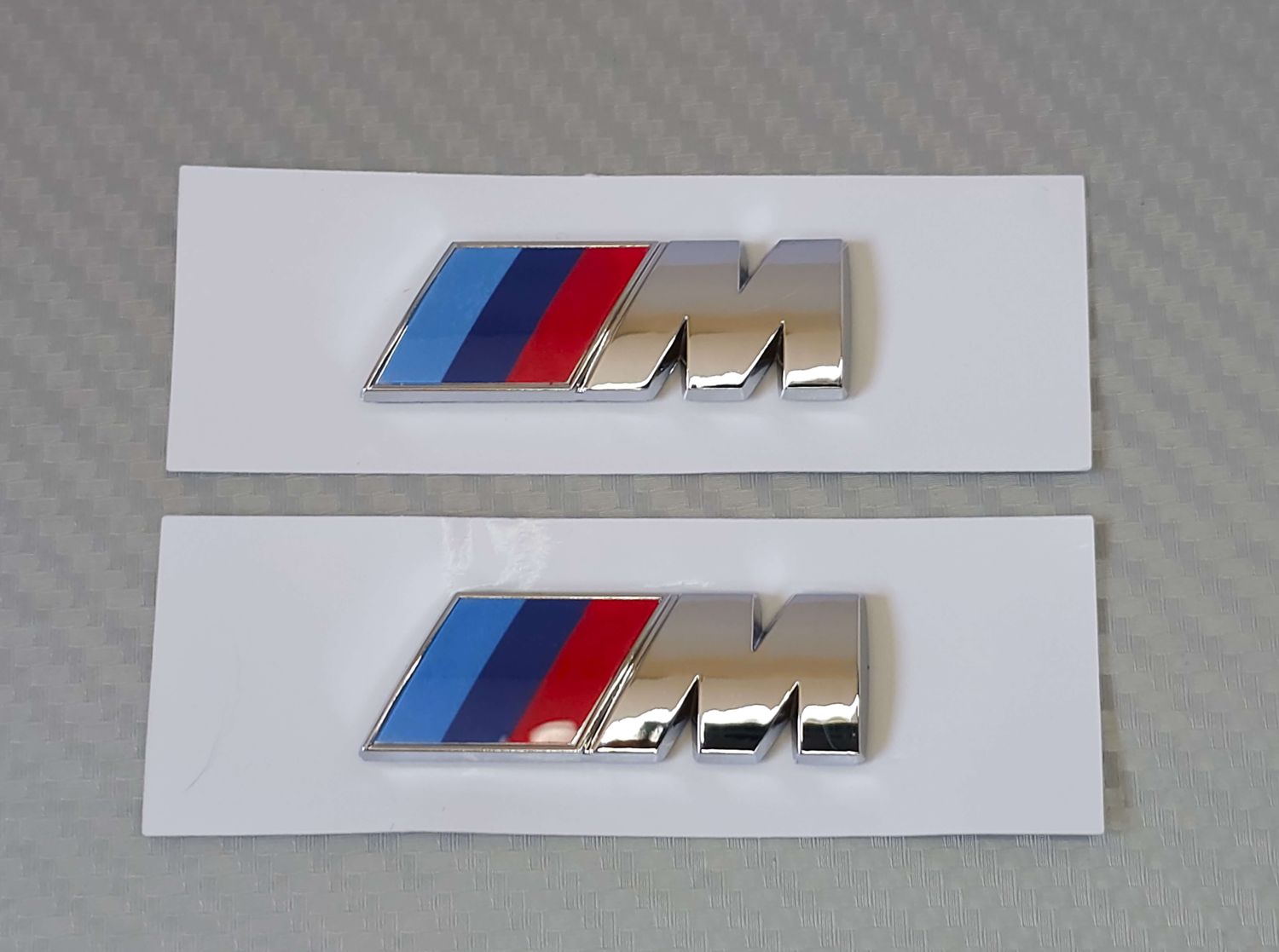 BMW M Sport Wing Badge - Chrome (Pair)
