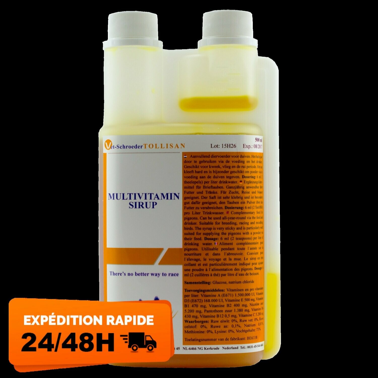 Multivitamine sirop 500 ml -Tollisan à 8.99€