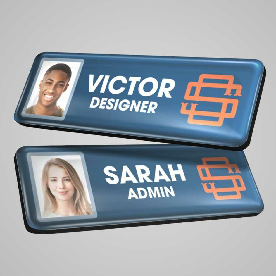 Name Badges - Photo ID Plastic
