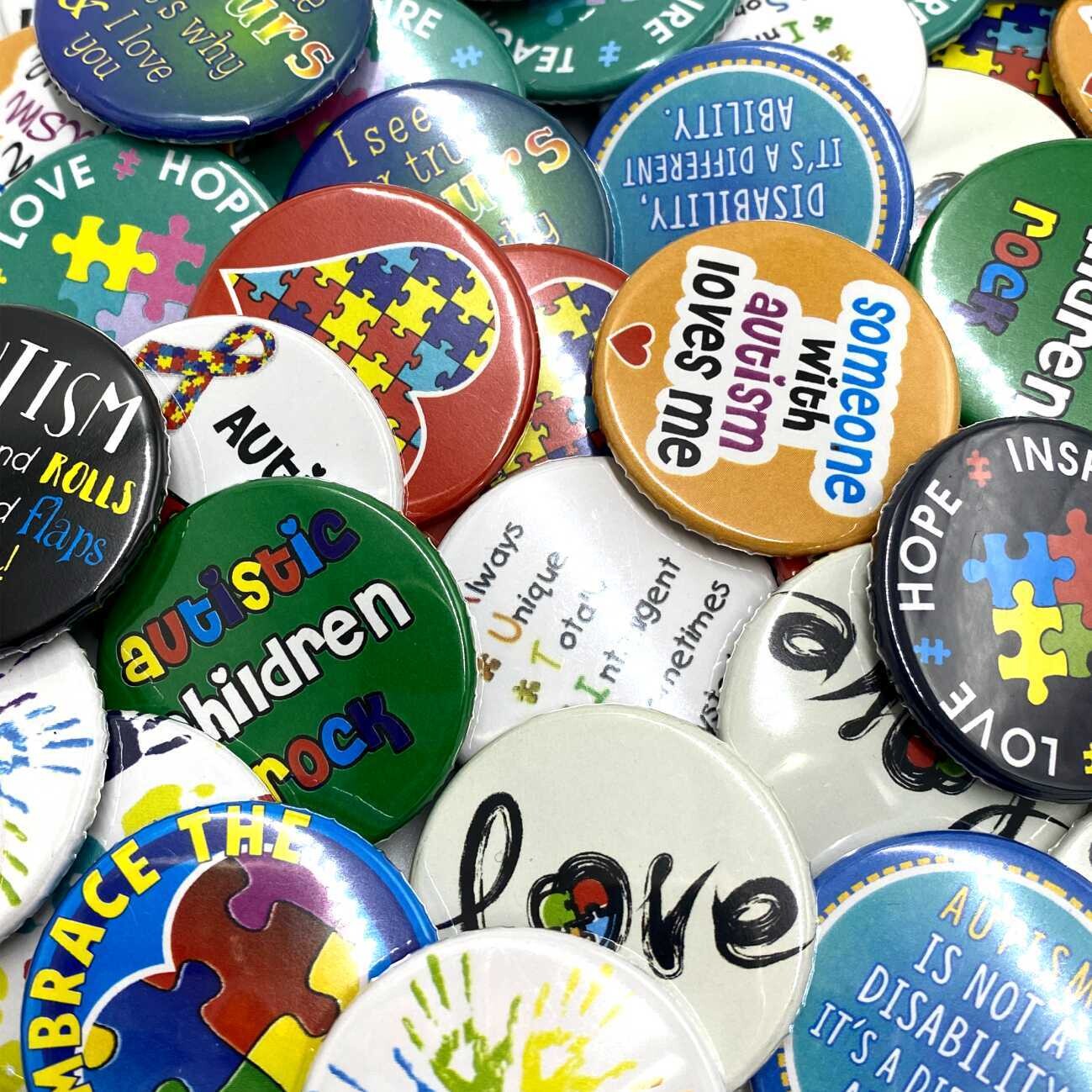 Autism Awareness Badges | Order Online | BadgesSA.co.za