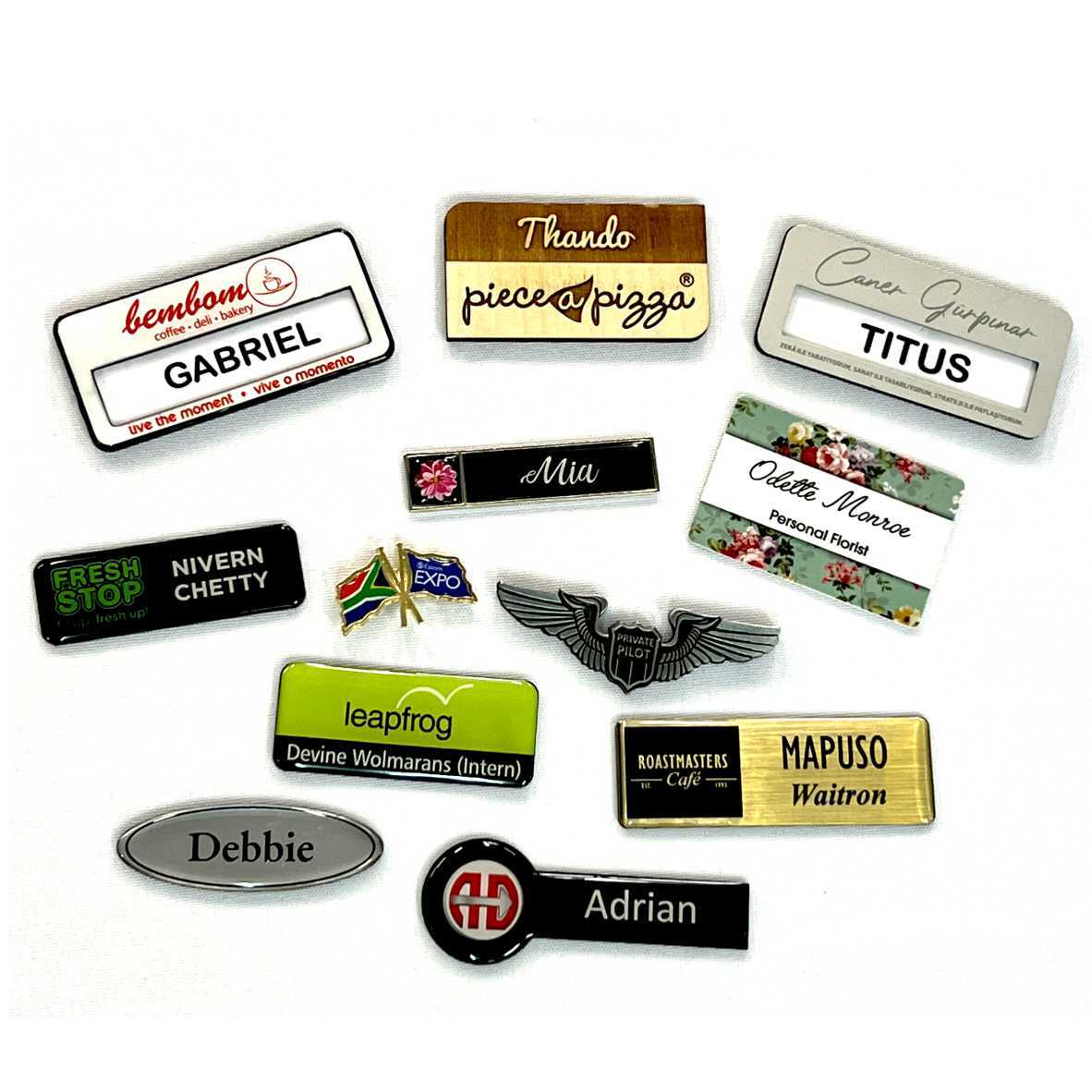 Badges | www.badgesSA.co.za | Order Online